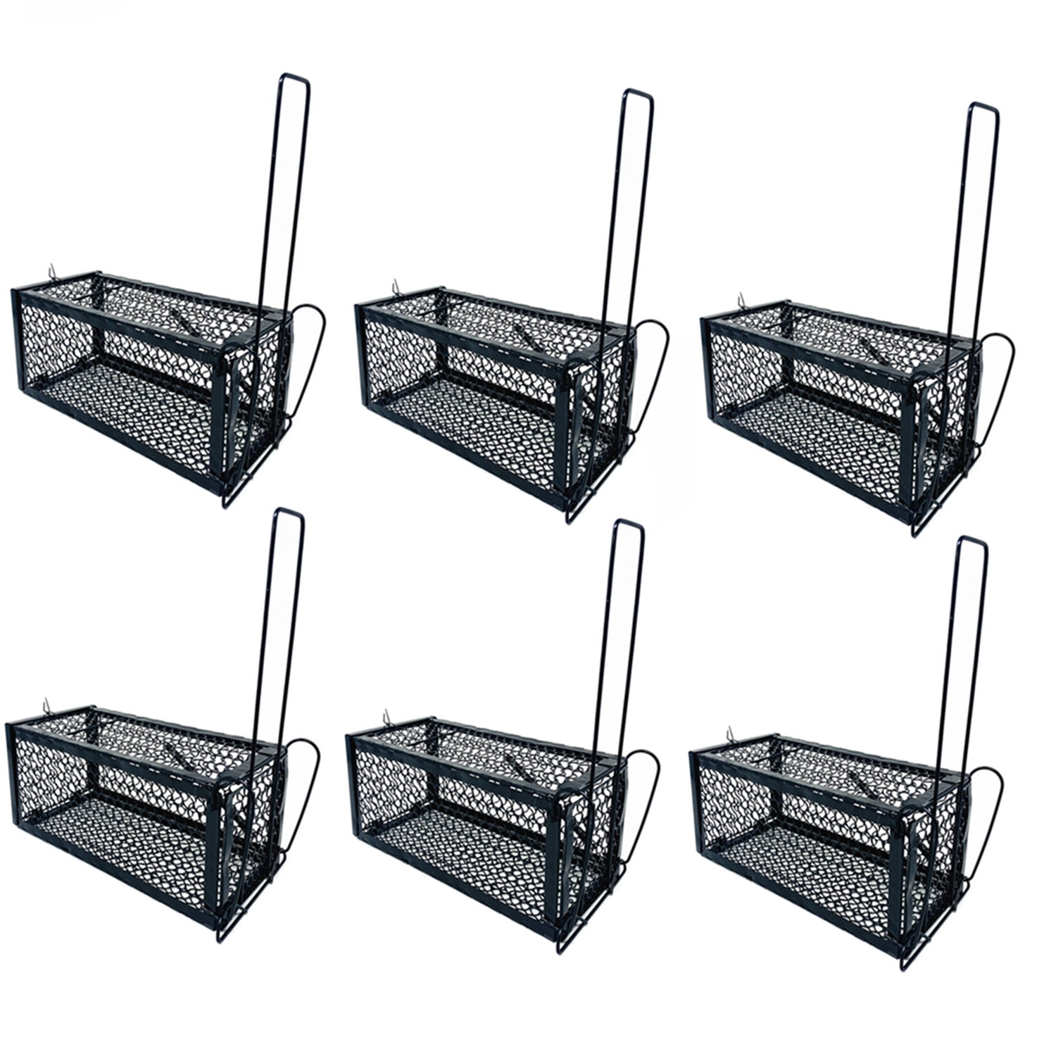 6 Pack Live Set Humane Mouse Trap Cage for Mice, Rats, Squirrels - Easy ...