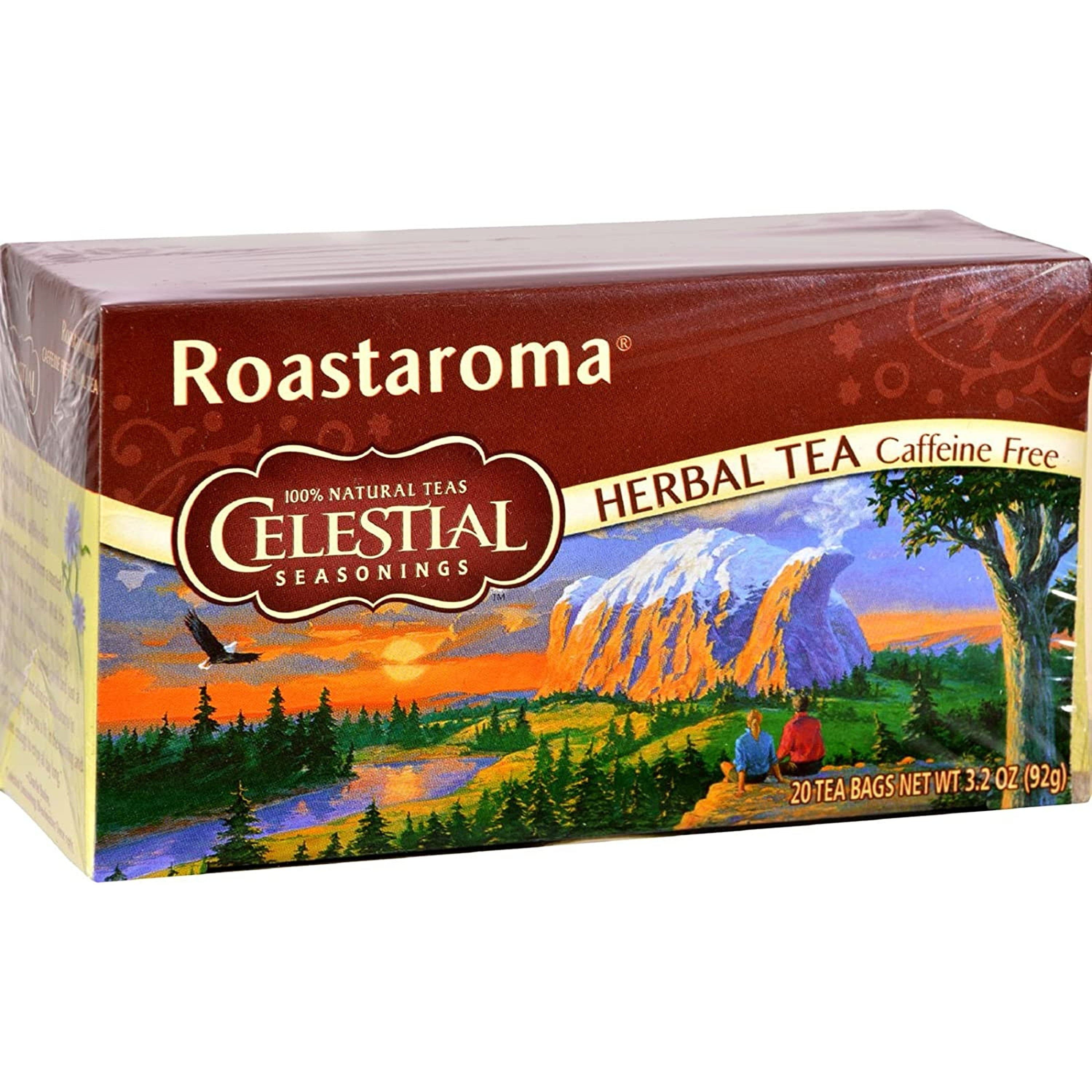 Celestial Seasonings Herbal Roasted Tea, Caffeine Free Roastaroma, 6 ...