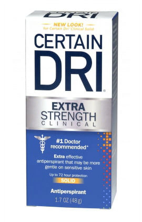 6 Pack Certain DRI Anti-Perspirant Solid 1 Oz Each - Walmart.com