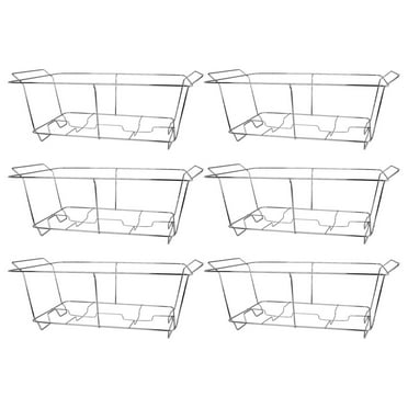 Chafing Wire Rack Buffet Stand – (3 pack) Chrome Frame Reusable Full ...