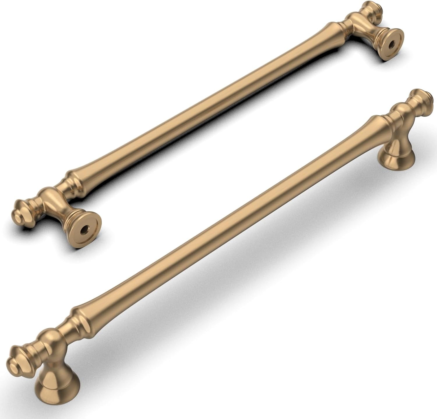 6 Pack Champagne Bronze Cabinet Pulls 12.5 Inch(320mm) Hole Center ...
