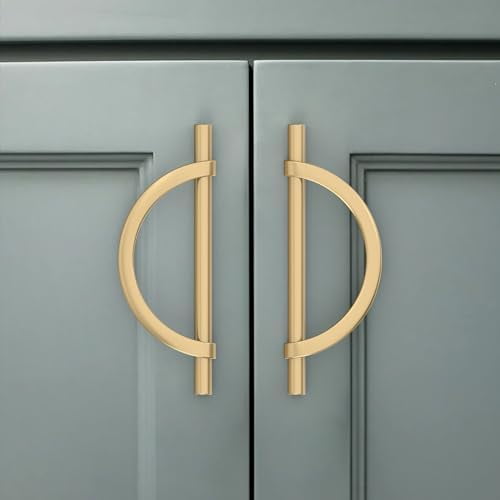 6 Pack Champagne Bronze Cabinet Pulls 5 Inch(128MM) Hole Centers ...