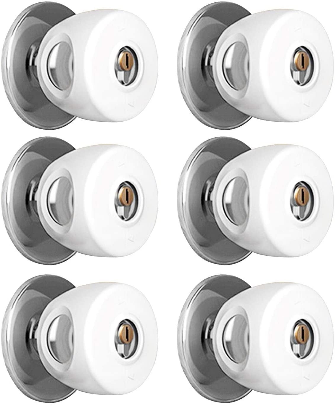 FGLHS 6 Pack Child Safety Door Knob Cover Baby Doorknob Handle Cover ...