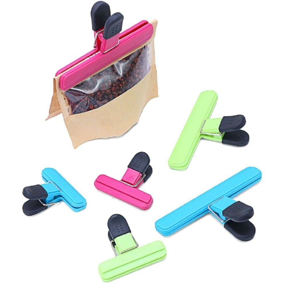 6-Pack Chip Bag Clips – Heavy-Duty Sealing Clips for Food Bags, Kitchen ...