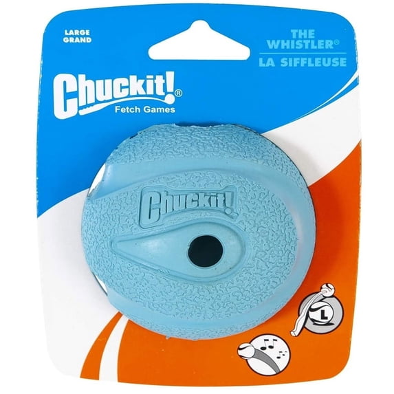 6 Pack Chuckit The Whistler Ball Toy for Dogs [Dog Ball Toys, Dog Chew ...