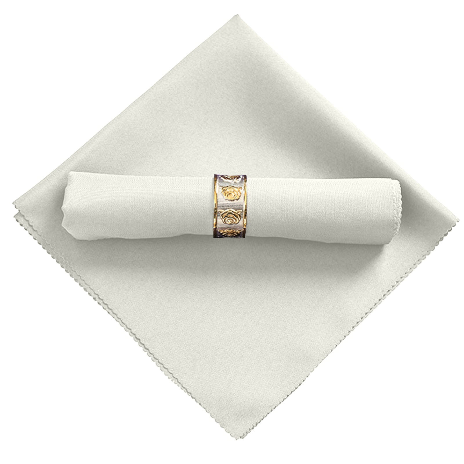 6 Pack Cloth Napkins, Cotton Blend Dinner Napkins, Rustic Table Setting ...