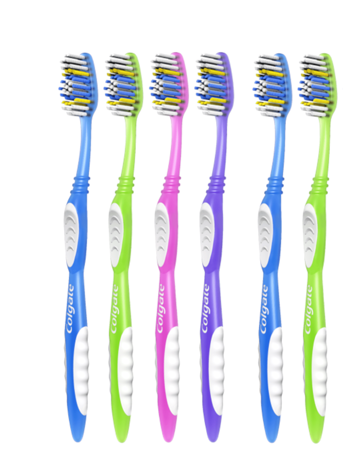 6 Pack Colgate Firm Toothbrush Extra Clean Assorted Colors - Walmart.com