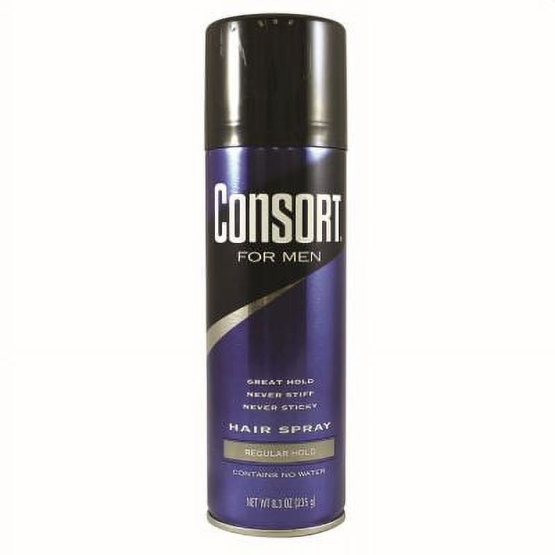 Consort For Men - 6 Pack Hair Spray Aerosol, Regular Hold, 8.30 oz ...