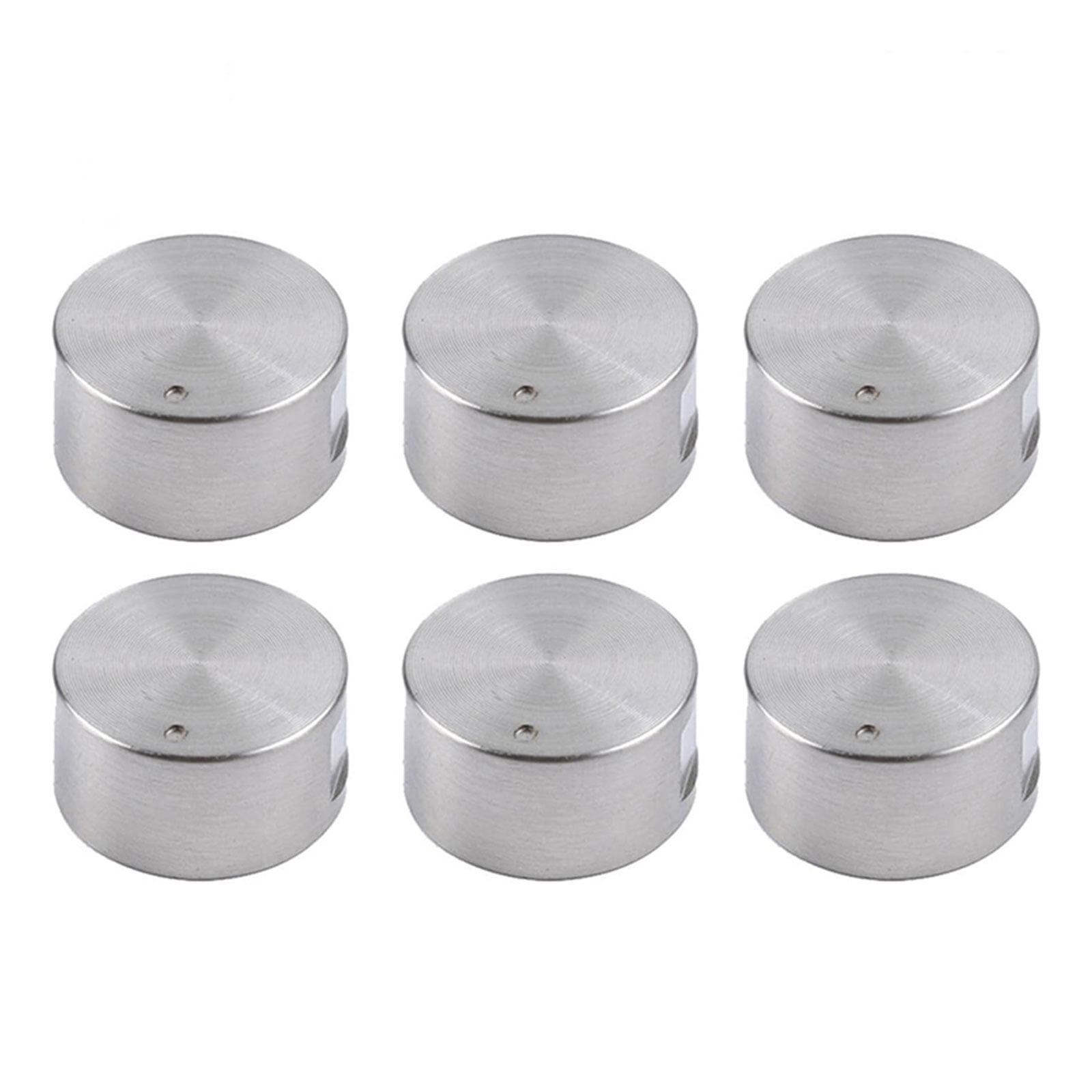6 Pack Cooktop Knob Round Metal Control Oven Knobs Easy to Use Stove ...