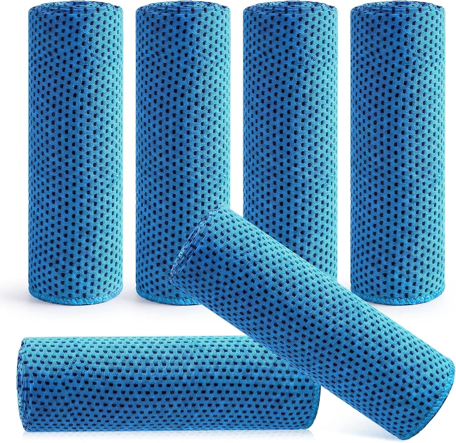 6 Pack Cooling Towels 40"x12" Ice Towel Cooling Wraps Soft Breathable ...