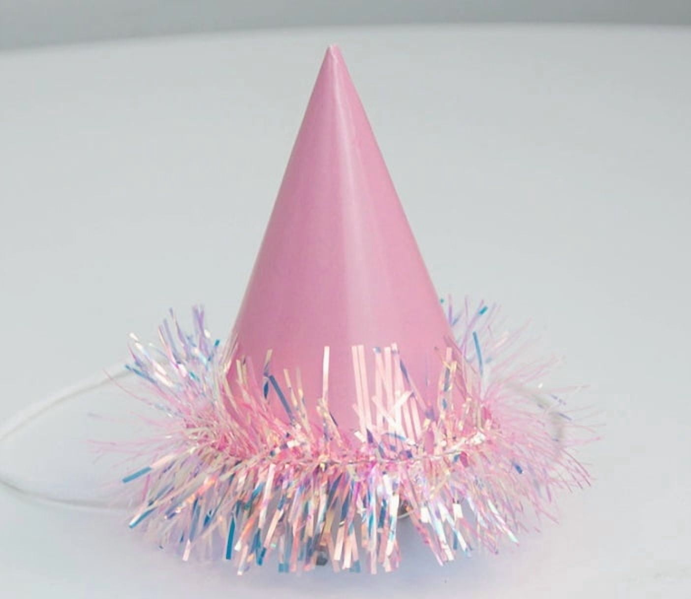 6 Pack Creative Party Paper Hats - Cute Rain Silk Birthday Hats for ...