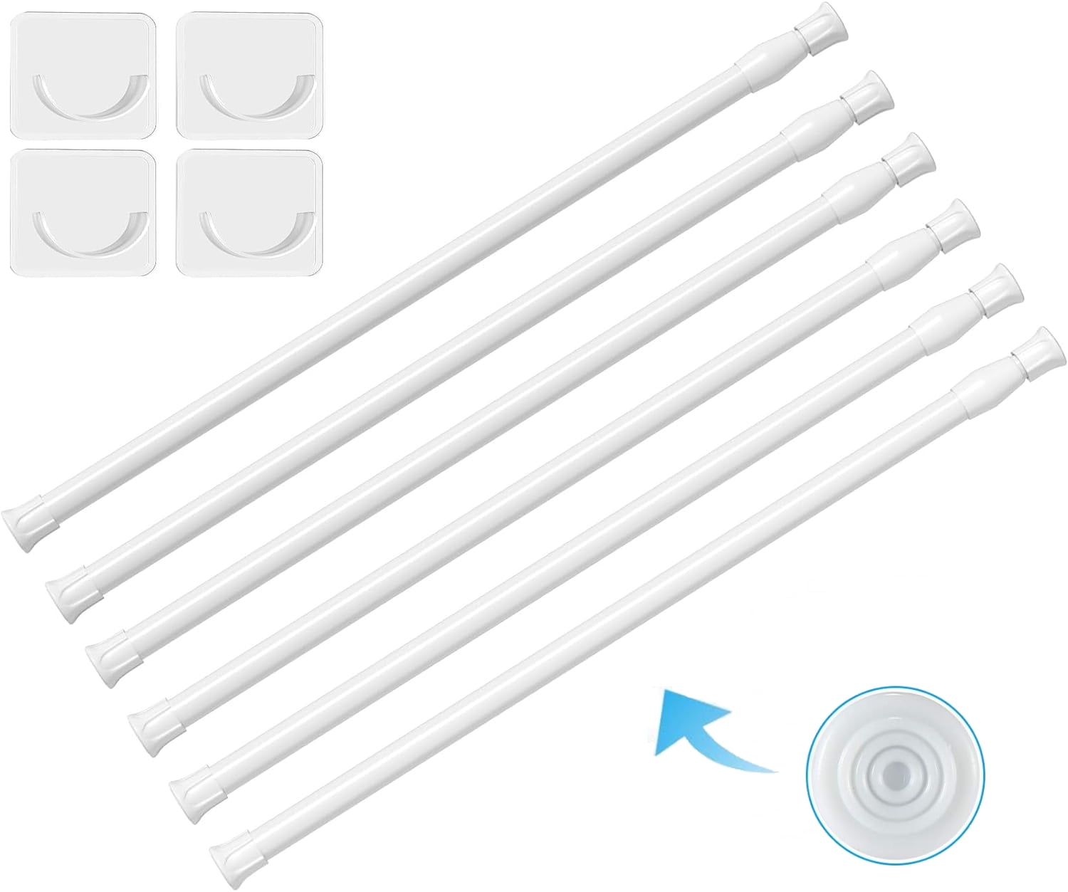 Customer reviews for 6 Pack Curtain Rod Adjustable 28-48 Inches ...