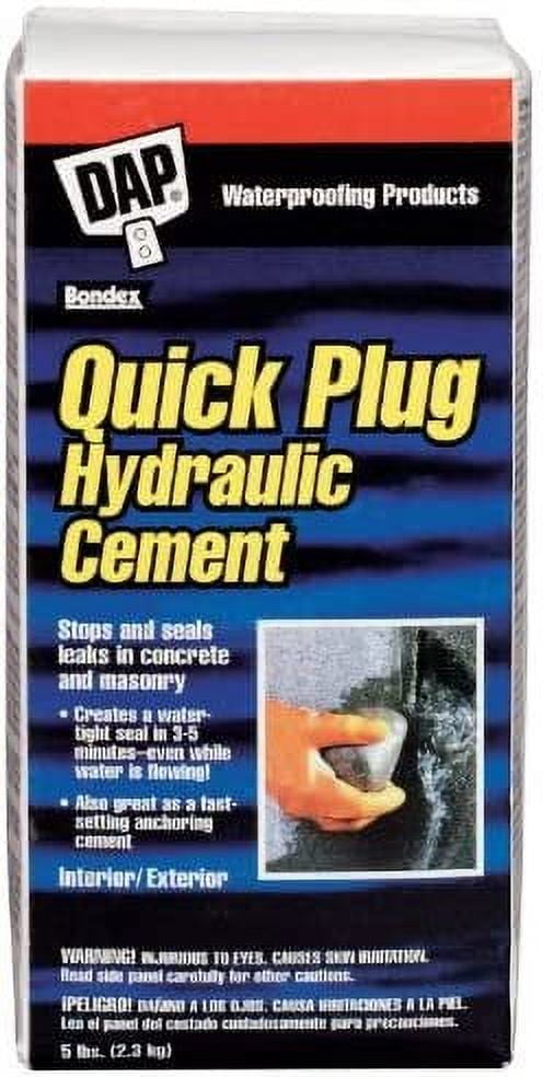6 Pack Dap 14086 Quick Plug Hydraulic Cement Patching Compound - Gray 5 ...