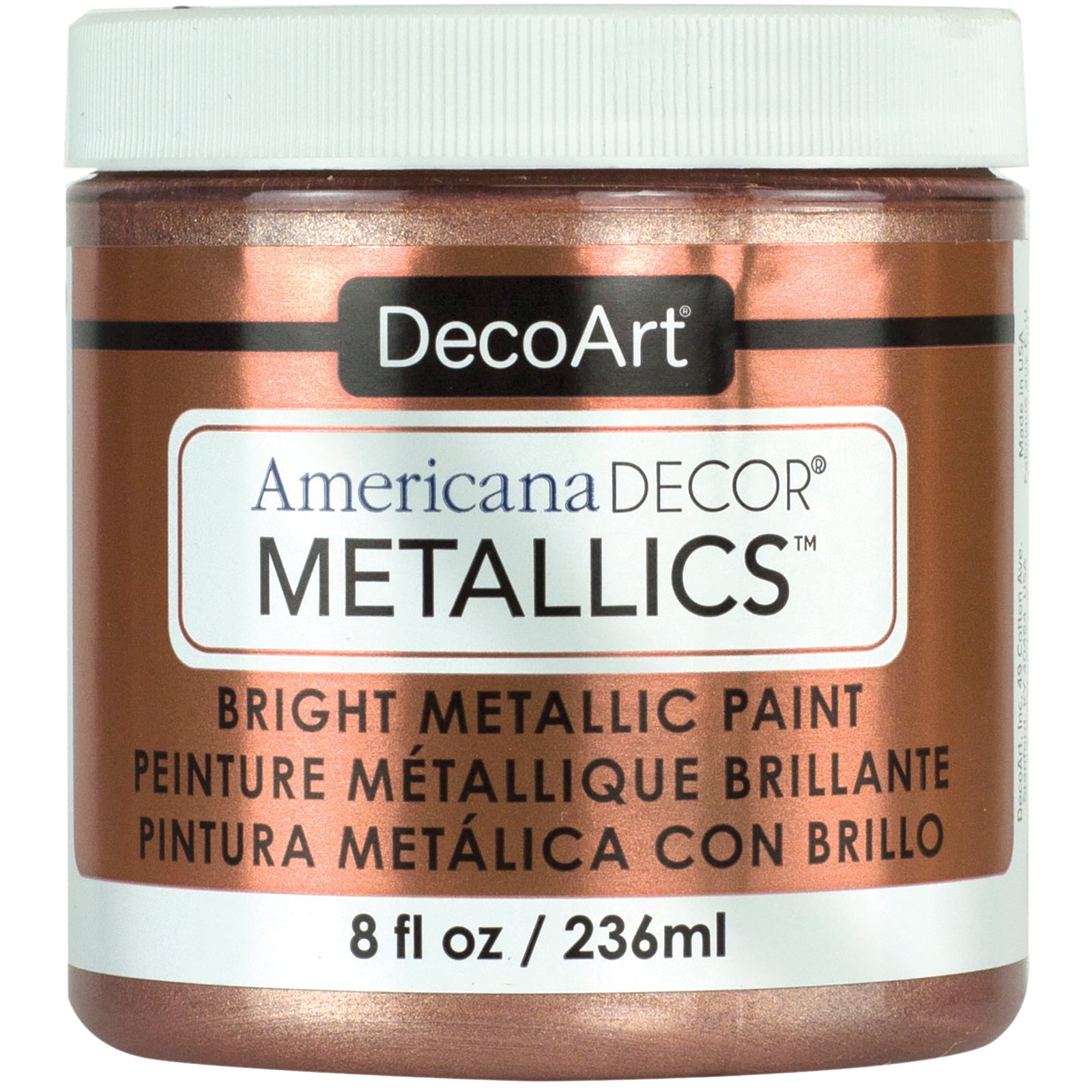 6 Pack: DecoArt® Americana Decor® Metallics™ Paint - Walmart.com