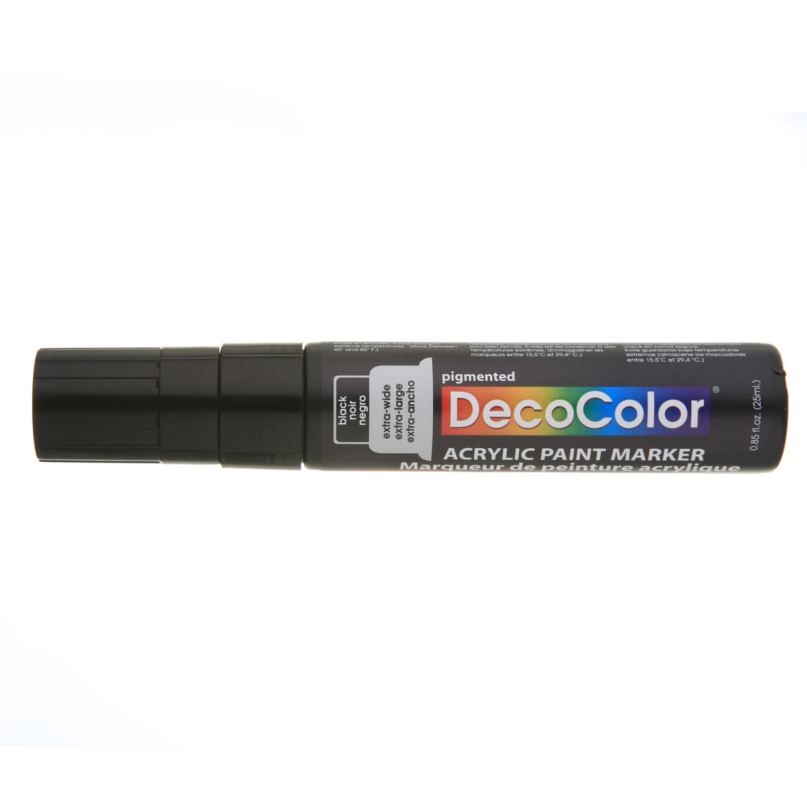 6 Pack: DecoColor Jumbo Black Acrylic Paint Marker - Walmart.com