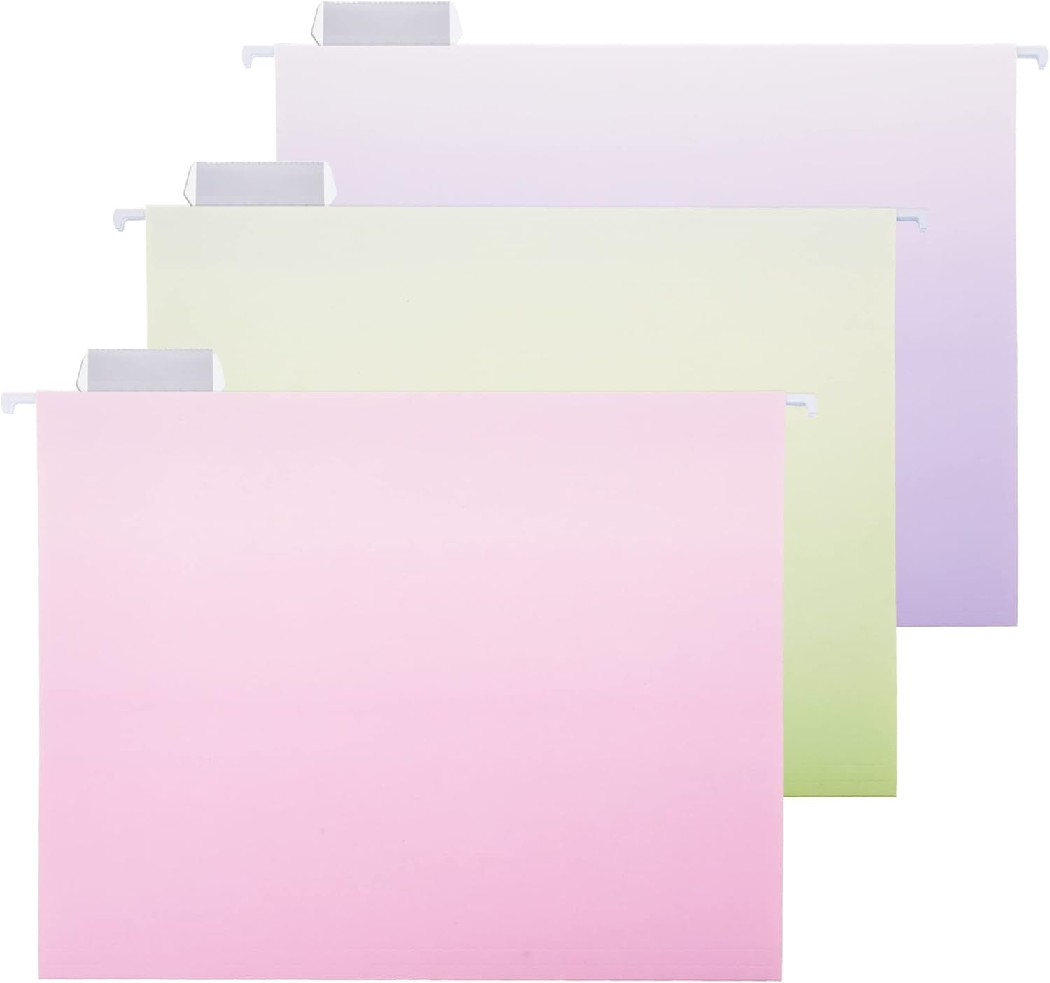 6 Pack Decorative Hanging File Folders Letter Size Cute Hanging Folder ...