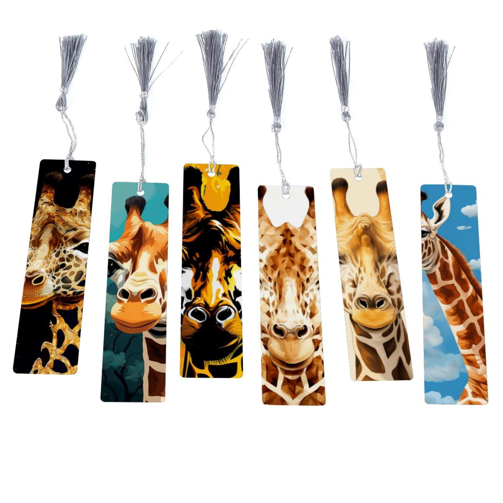 6 Pack Deer Bookmarks with Tassels for Kids School Supplies, Book Fairs ...