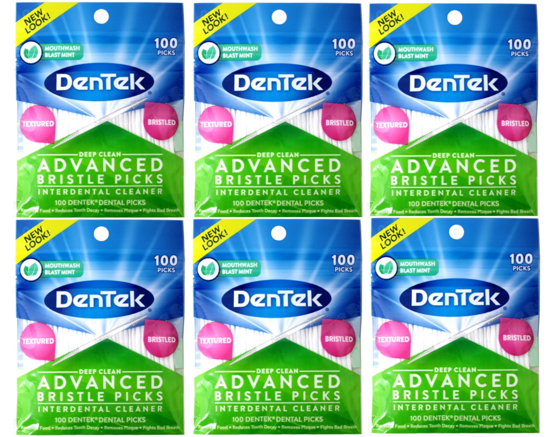 DenTek Deep Clean Dental Picks, Mint Toothpicks Plaque Removers for ...