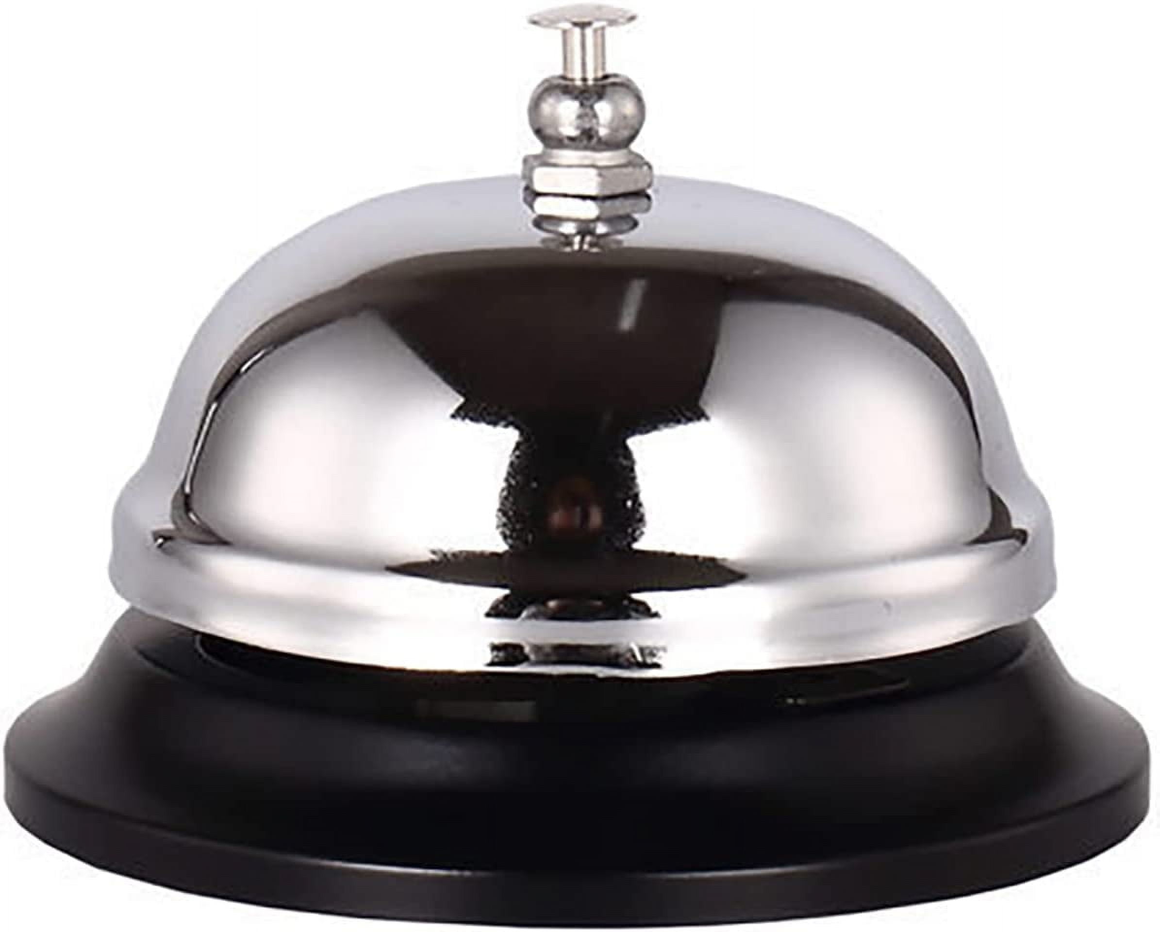 6 Pack Desk Bell Service Bell Call Bell Chrome Finish Service Bell ...