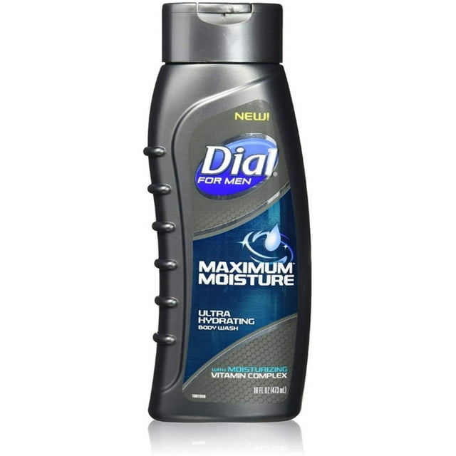Dial for Men Body Wash - Maximum Moisture Ultra Hydrating, 6 Pack, 16 ...