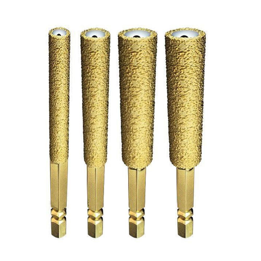 6-Pack Diamond Drill Bits Set (6-16mm), Vacuum Brazed Dry Diamond Core ...
