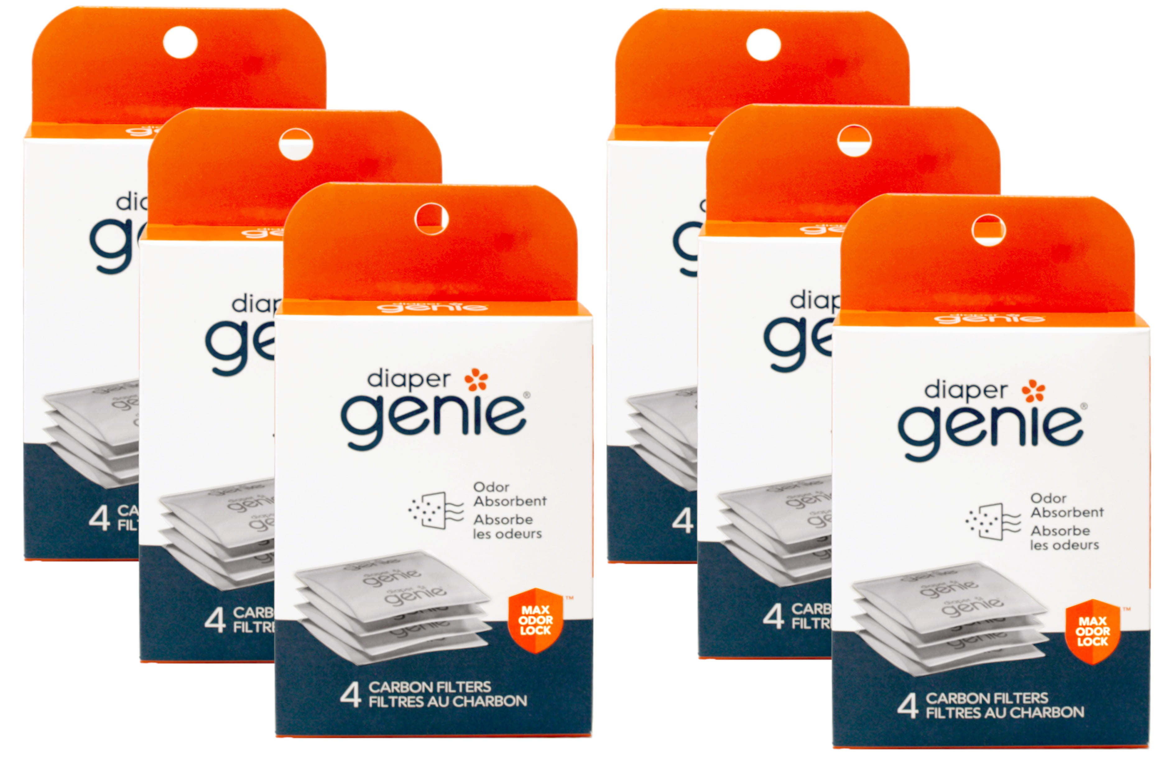 6 Pack - Diaper Genie Carbon Filter, Diaper Pail Odor Eliminator ...