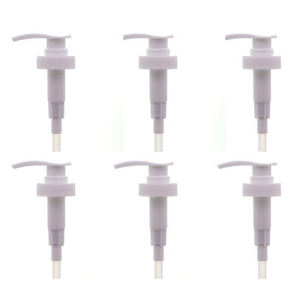 6 Pack Dispensing Pump for Gallon Jugs Ribbed 38mm 38-400 0.14 oz. (4cc ...