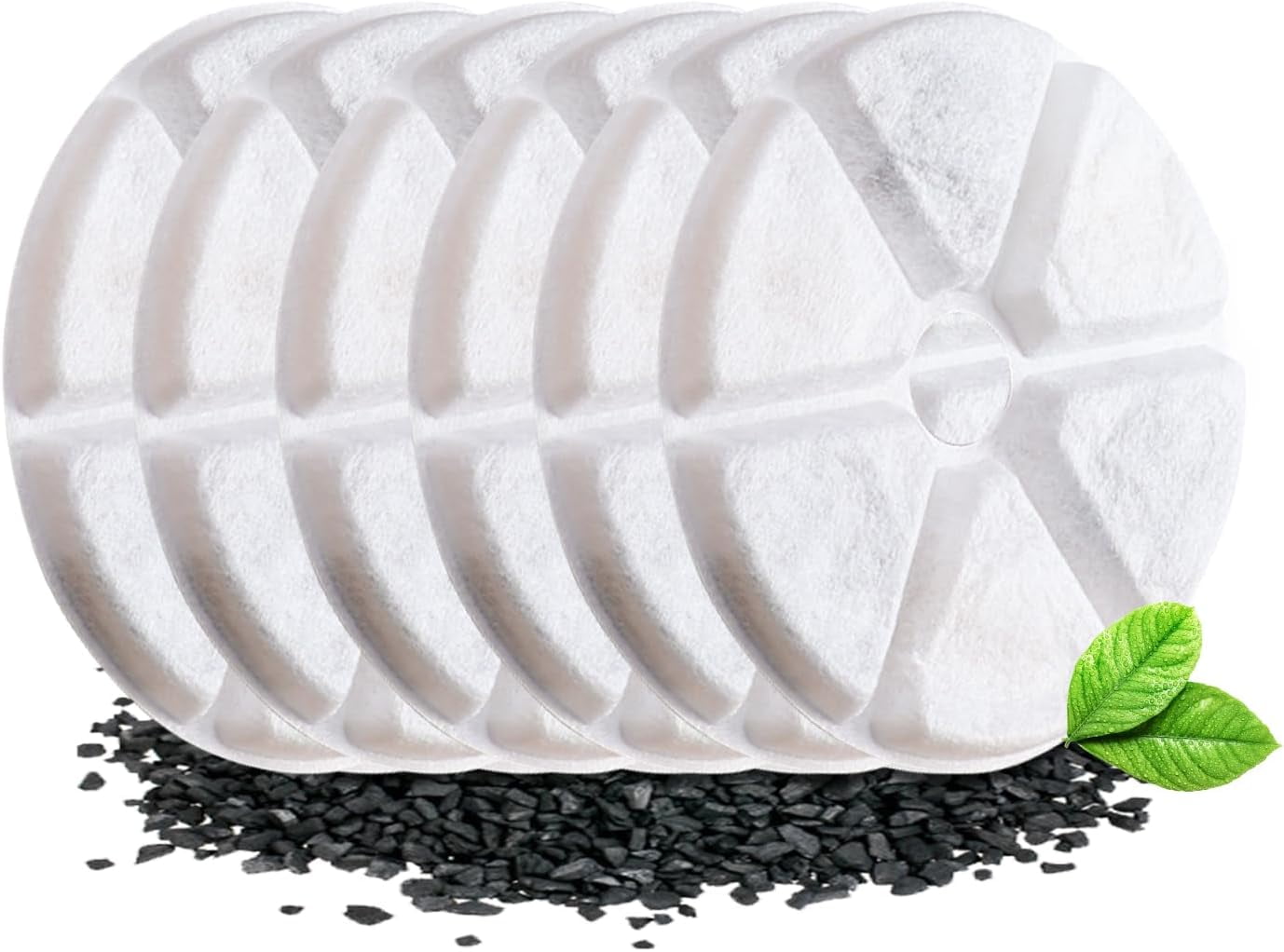 6 Pack Dog Water Bowl Filter for 3L/101oz Stainless Steel Dog Water ...