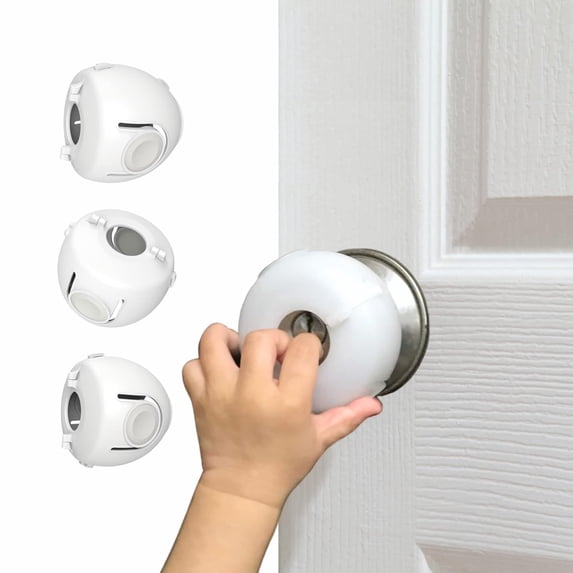 6 Pack Door Knob Safety Covers for Kids, Child Proof Door Knob Covers ...