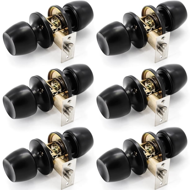 6 Pack Door Knob and Lock Set Versa Passage by Villar Home Designs ...