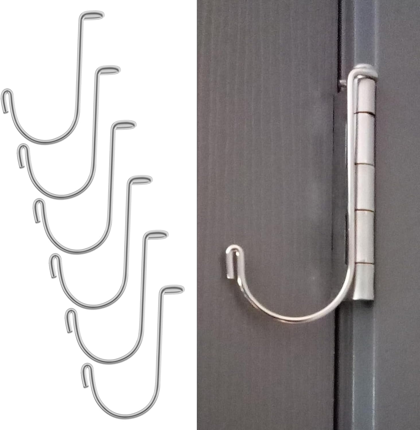 6 Pack Door Pin Hi Har, Multifunctiol Door Har Hook, Over The Door ...