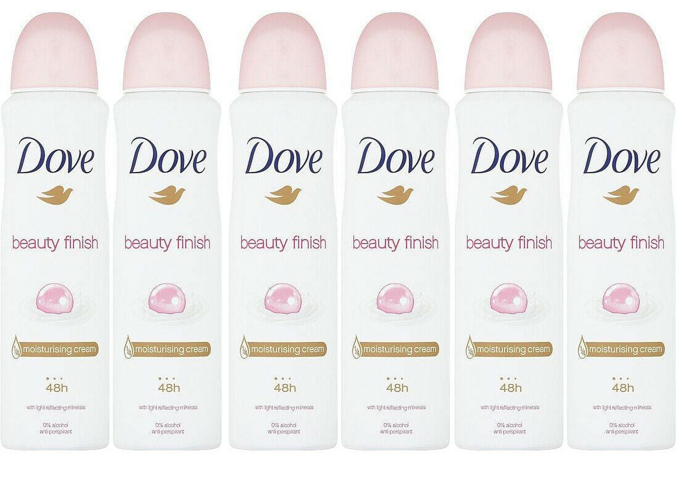 Dove Beauty Finish Antiperspirant Spray, 6 Pack, 150ml Each ...