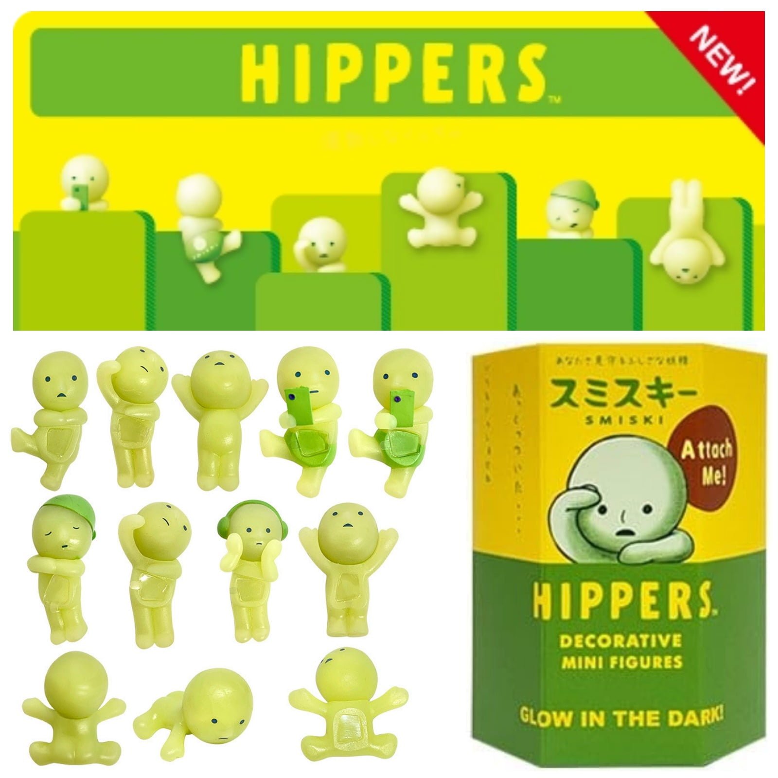 6 Pack Dreams Smiski Exercising Series Blind Box - Glow in The Dark ...