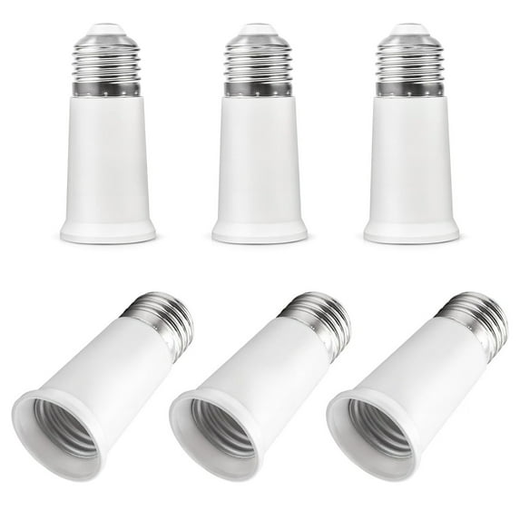 6-Pack E26 Socket Extender – 5CM/1.97 Inch Extension, Standard Medium ...