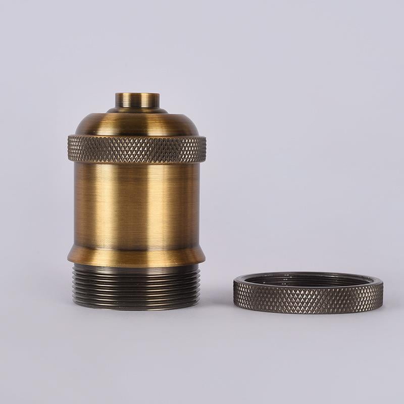 6 Pack E27 Vintage Light Bulb Solid Ceramic Socket Lamp Holder Retro ...