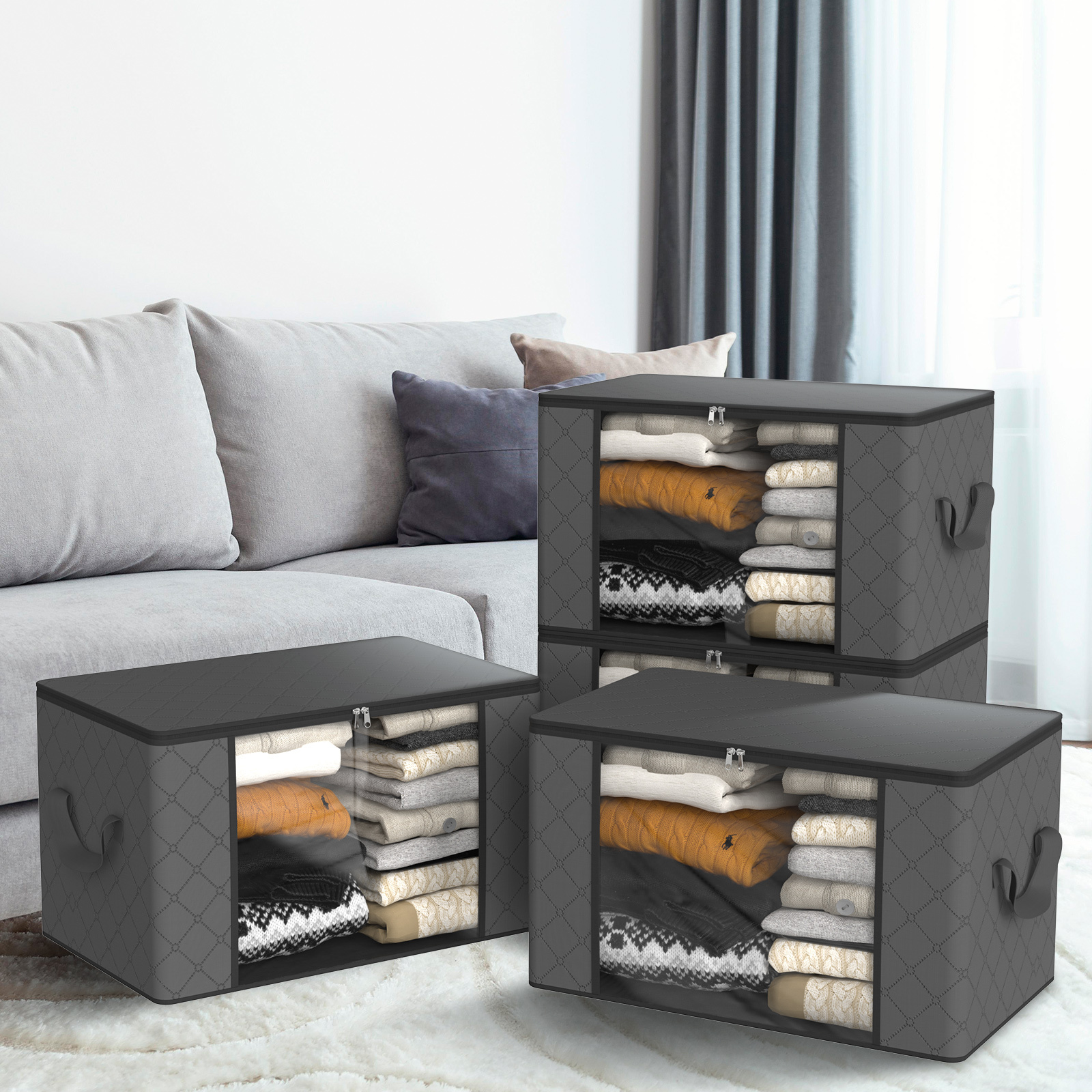 12-Cubby Storage with Translucent Trays - Walmart.com