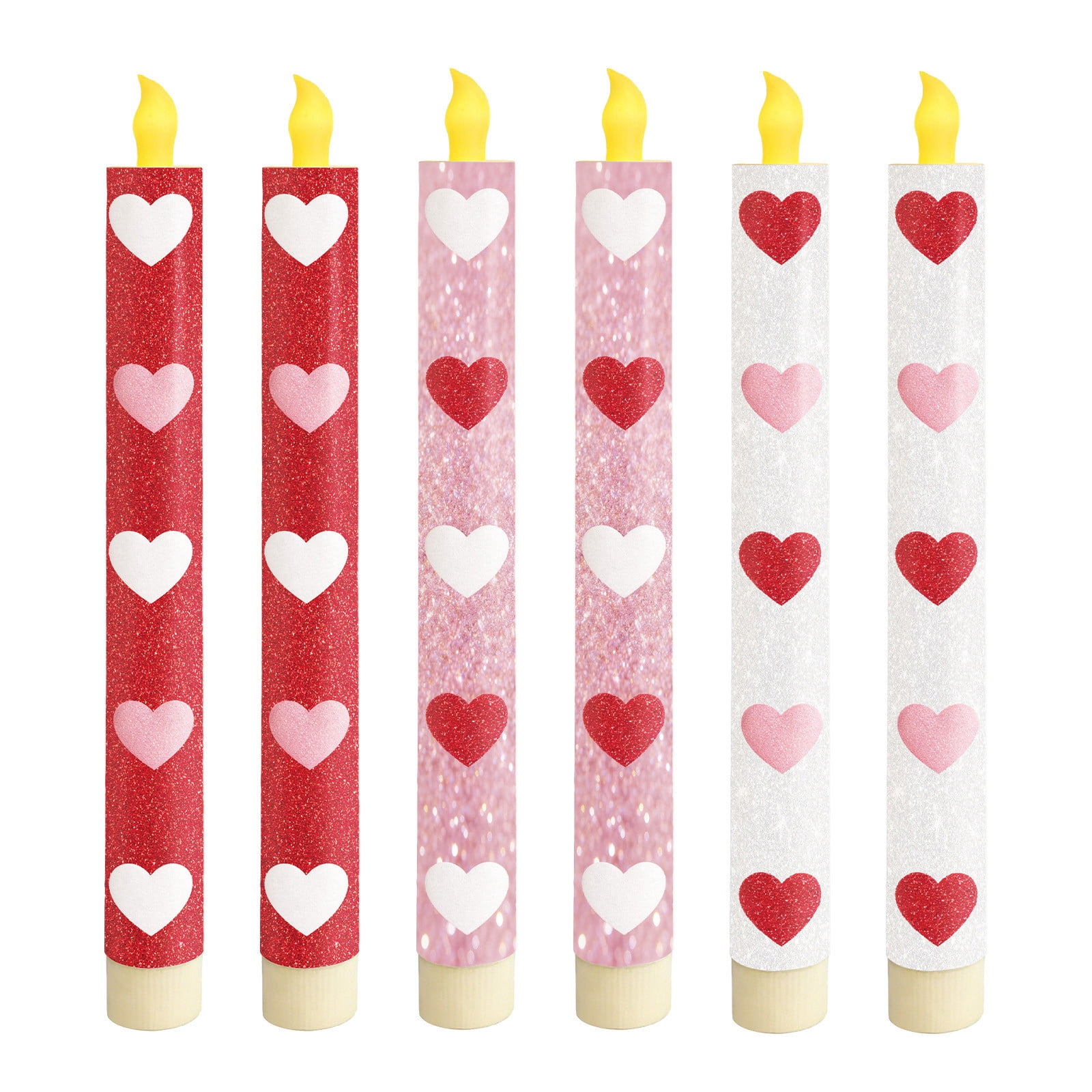 6-Pack Easter Themed LED Flameless Candles with Remote Control & Timer ...