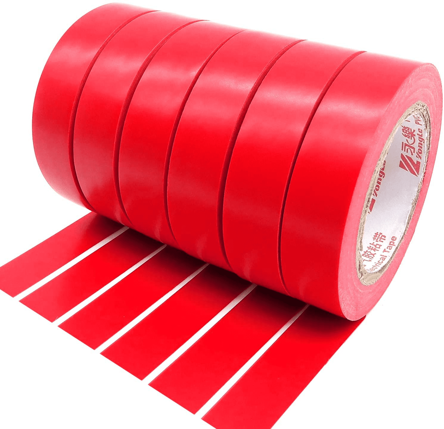 Viaky 6 Pack Electrical Tape, Vinyl Insulating, Red - Walmart.com