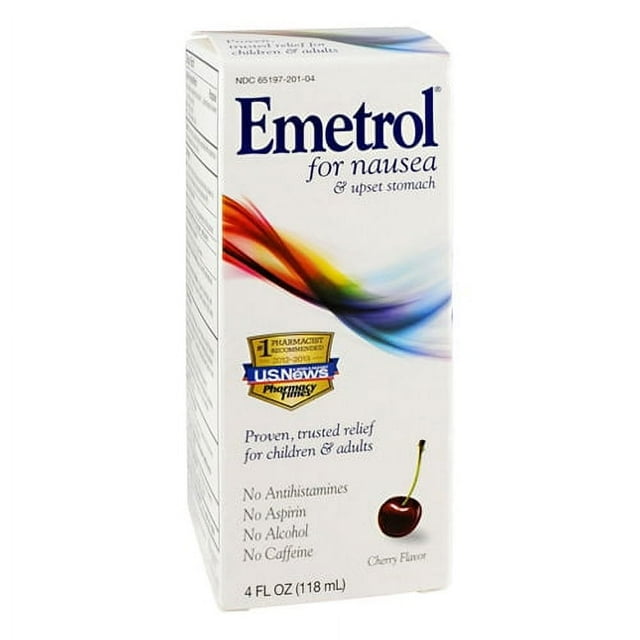 Emetrol For Nausea, Cherry Flavor Syrup - 4 Fl Oz, 6 Pack - Walmart.com