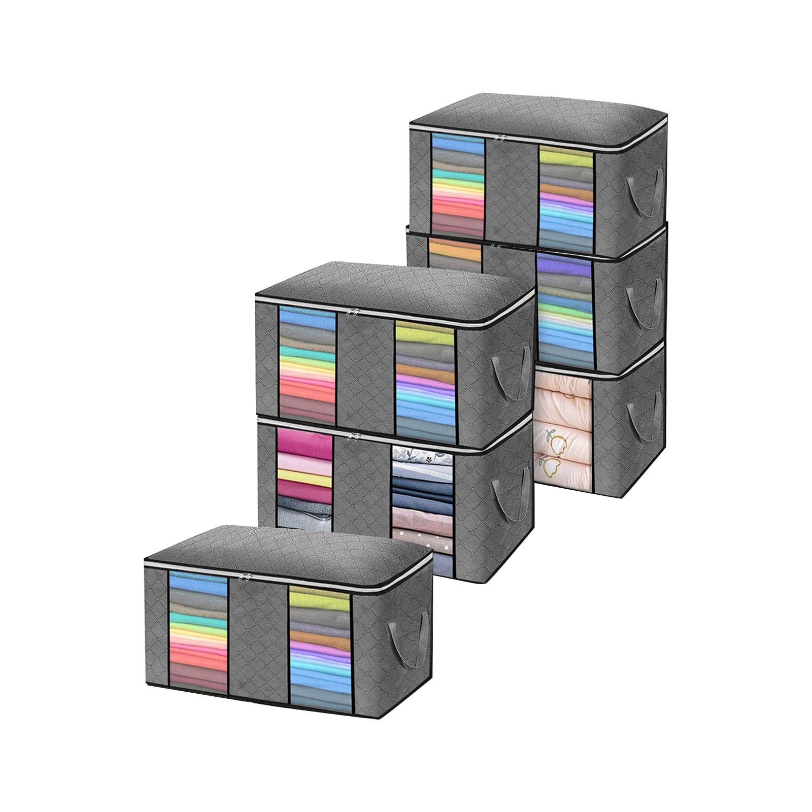 6 Pack Extra Heavy Duty Large Moving Bags with Strong Zipper ...