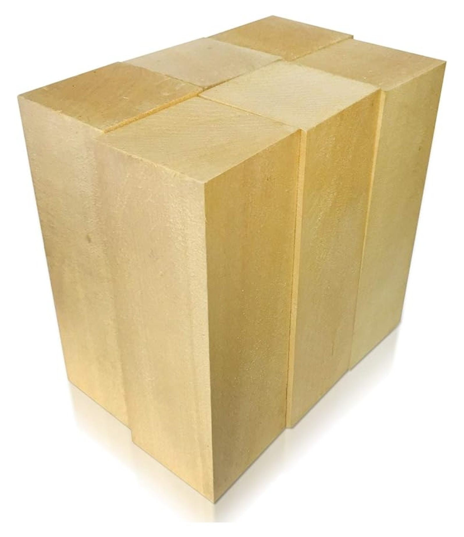 6 Pack Extra Large Basswood Blocks 6 X 3 X 3 Inches Premium Unfinished ...