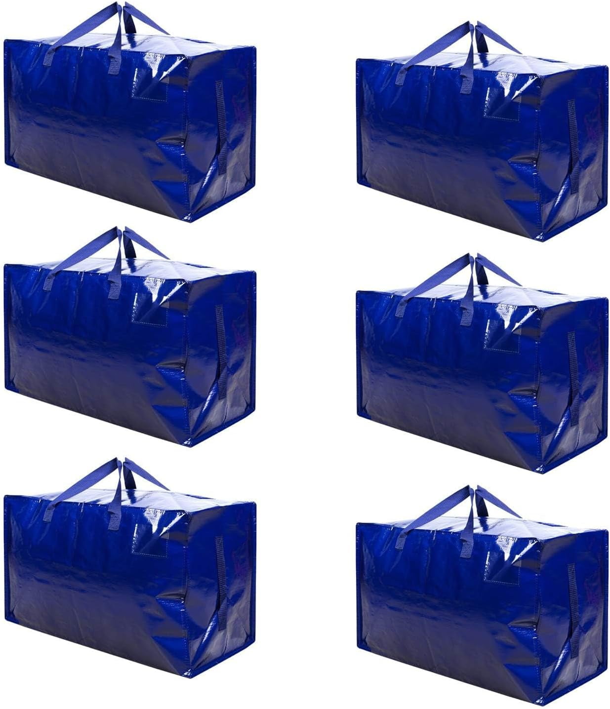 6 Pack Extra Large Heavy Duty Moving Bags with Wide Opening ...