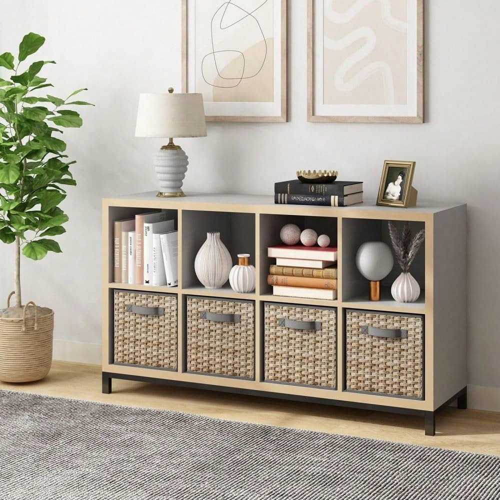 6 Pack Fabric Storage Cubes With Handle, Foldable 11 Inch Large Cube ...