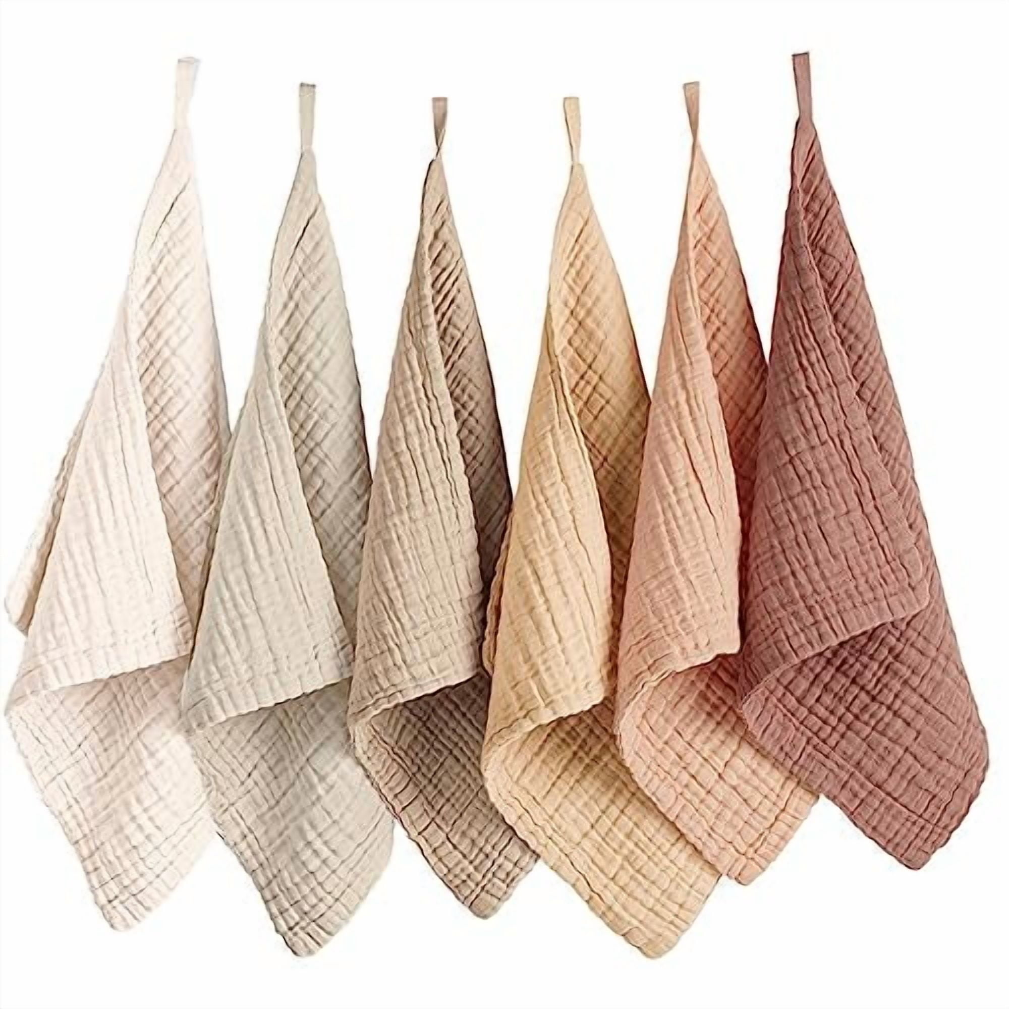 6 Pack Face Cloths, Soft Wash Cloth for Washing Face, Cotton Face ...
