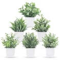 Artificial Plants in Indoor Pots 6 Count - Walmart.com