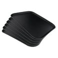 6 Pack Fast Food Tray 16.3x12inch Restaurant Serving Tray, Non-Slip ...
