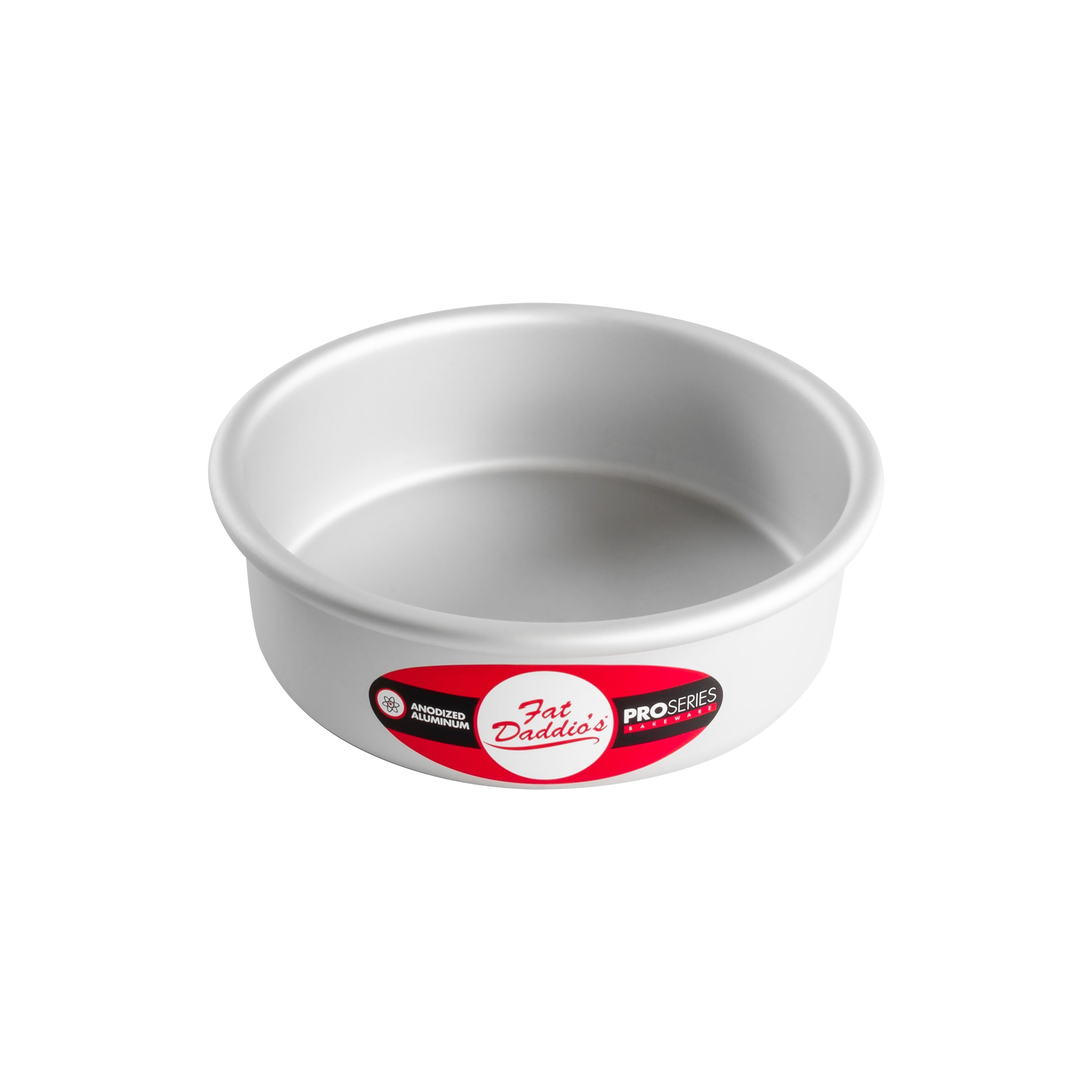 Fat Daddio's Pro Series Bakeware Anodized Aluminum Round Cake Pan, 6 ...