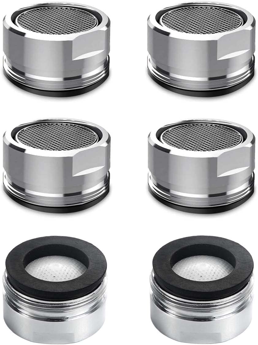 6 Pack Faucet Aerator Bathroom Sink,Kitchen Faucet Aerator,Brass 15/16 ...