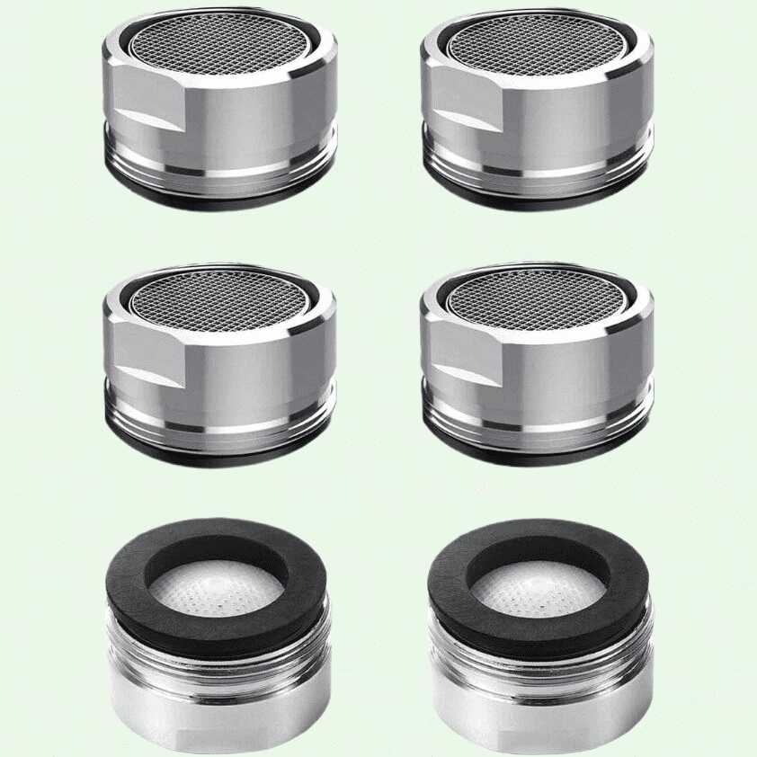 6 Pack Faucet Aerator Bathroom Sink, Kitchen Faucet Aerator, Brass 15/ ...