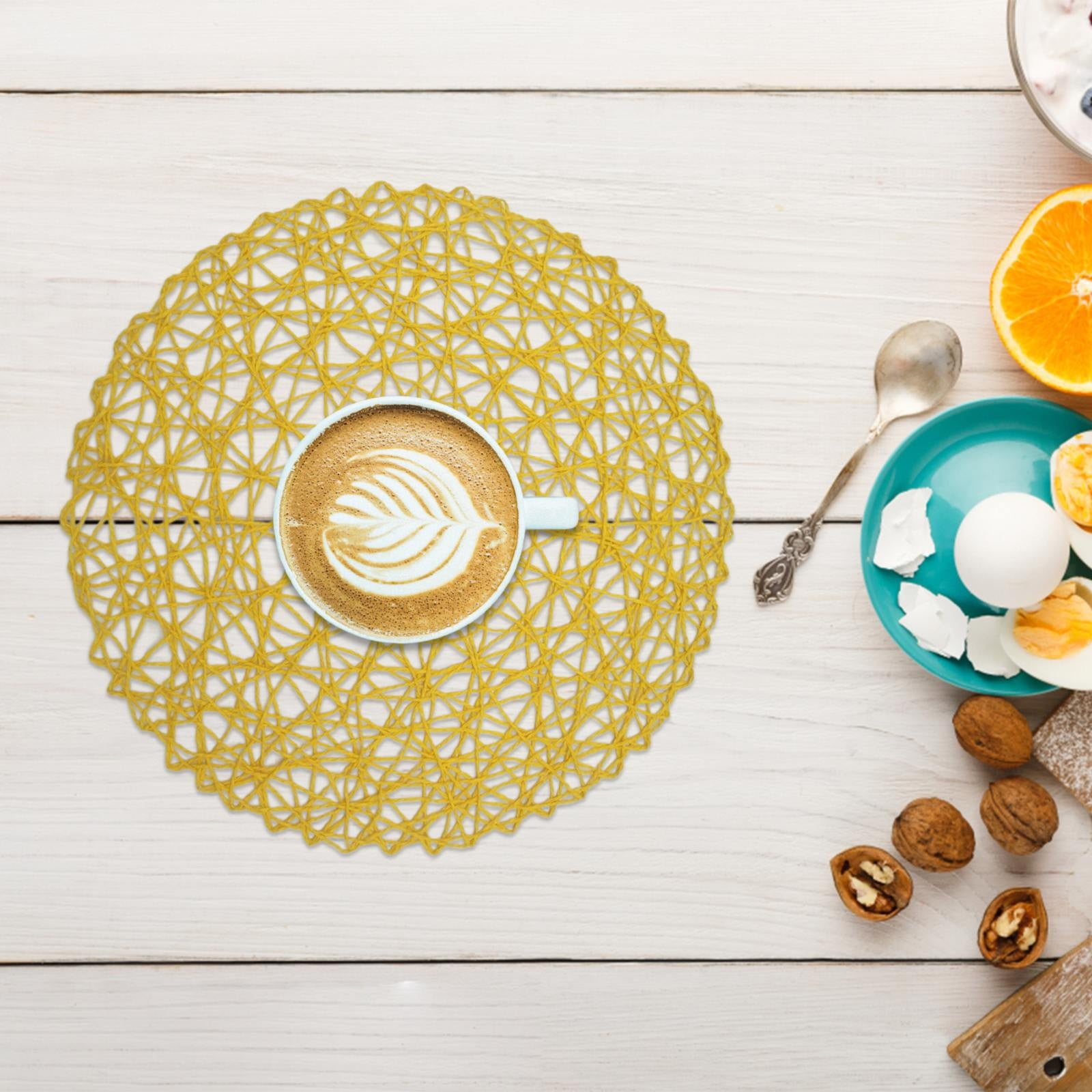 6 Pack Fine Paper Rope Messy Knitting Placemats Paper Placemats ...